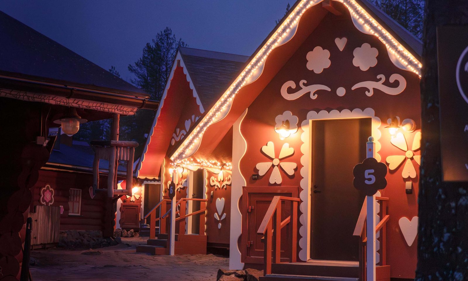 Piparina gingerbread village in Santa Claus Village, Finland