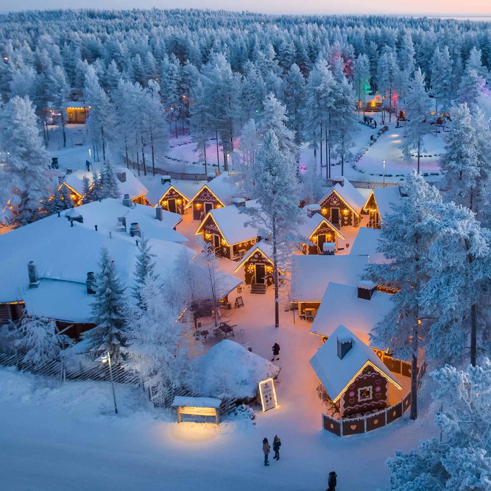 Piparina gingerbread village in Santa Claus Village, Finland